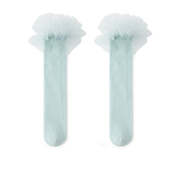 AWZXDE Kids Socks Spring Autumn Girls Mesh Lace Mid-Calf Socks for ...