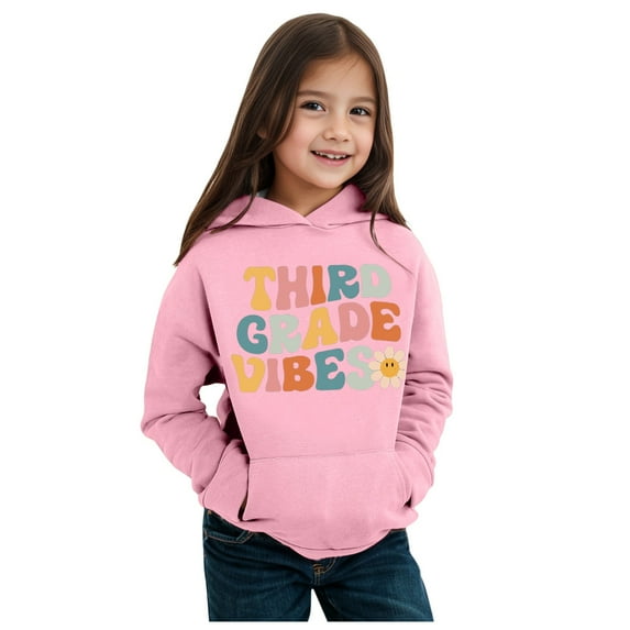 AWZXDE Kids Sweatshirts Back To School Fall Winter Letter Print Hoodie ...