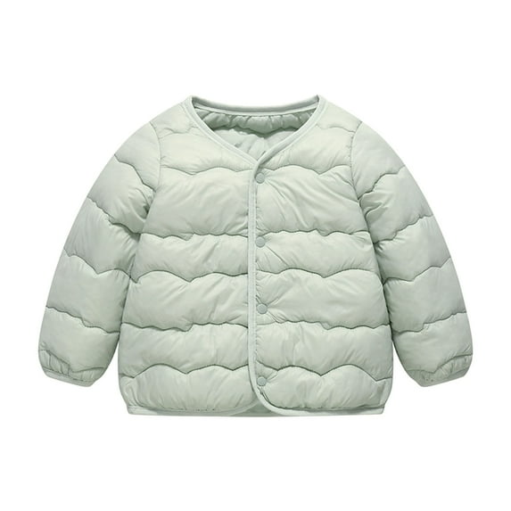 AWZXDE Kids Winter Jacket Hoodless Warm Thickened Comfortable Lined ...
