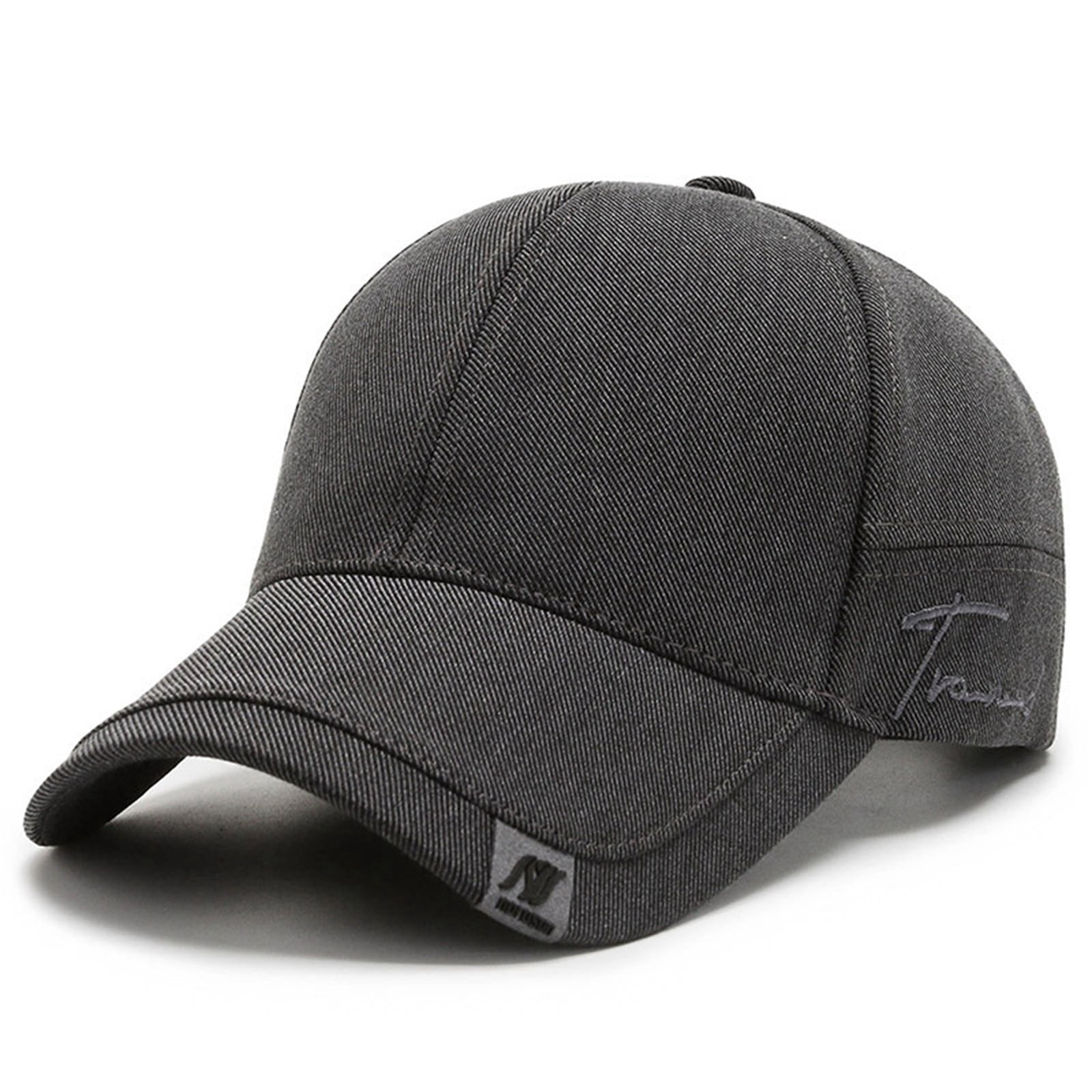 AWZXDE Men's Fashion Solid Color Casual Baseball Cap Outdoor Baseball ...