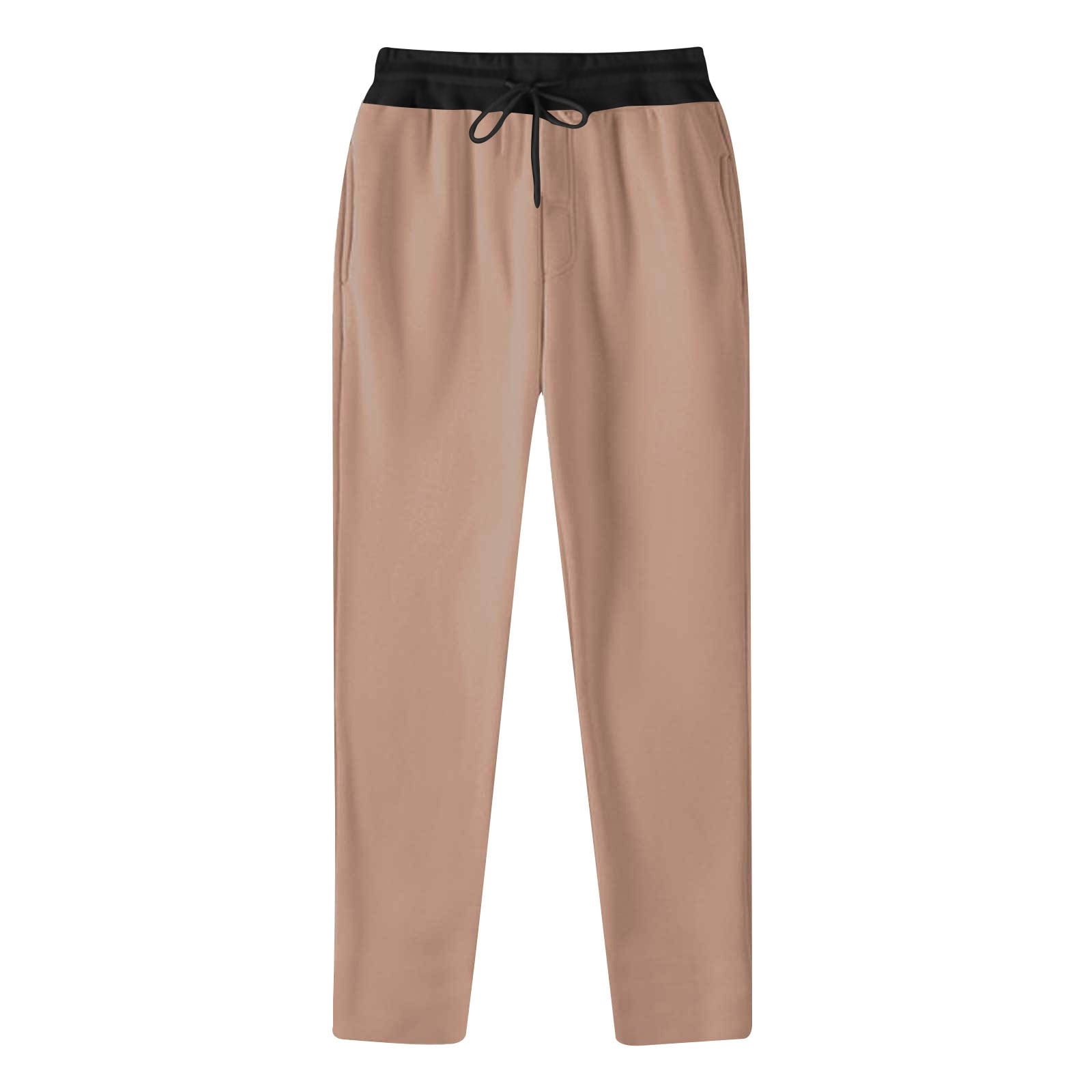 AWZXDE Men's Joggers Sweatpants with Drawstring Lined Soft Relax Pants ...