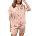 AWZXDE Pajamas For Women Ice Autumn Long Sleeve Heart Print Summer Thin ...