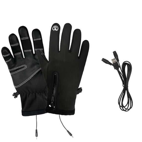 AWZXDE Rechargeable Battery Powered Heated Gloves for Winter Thermal ...
