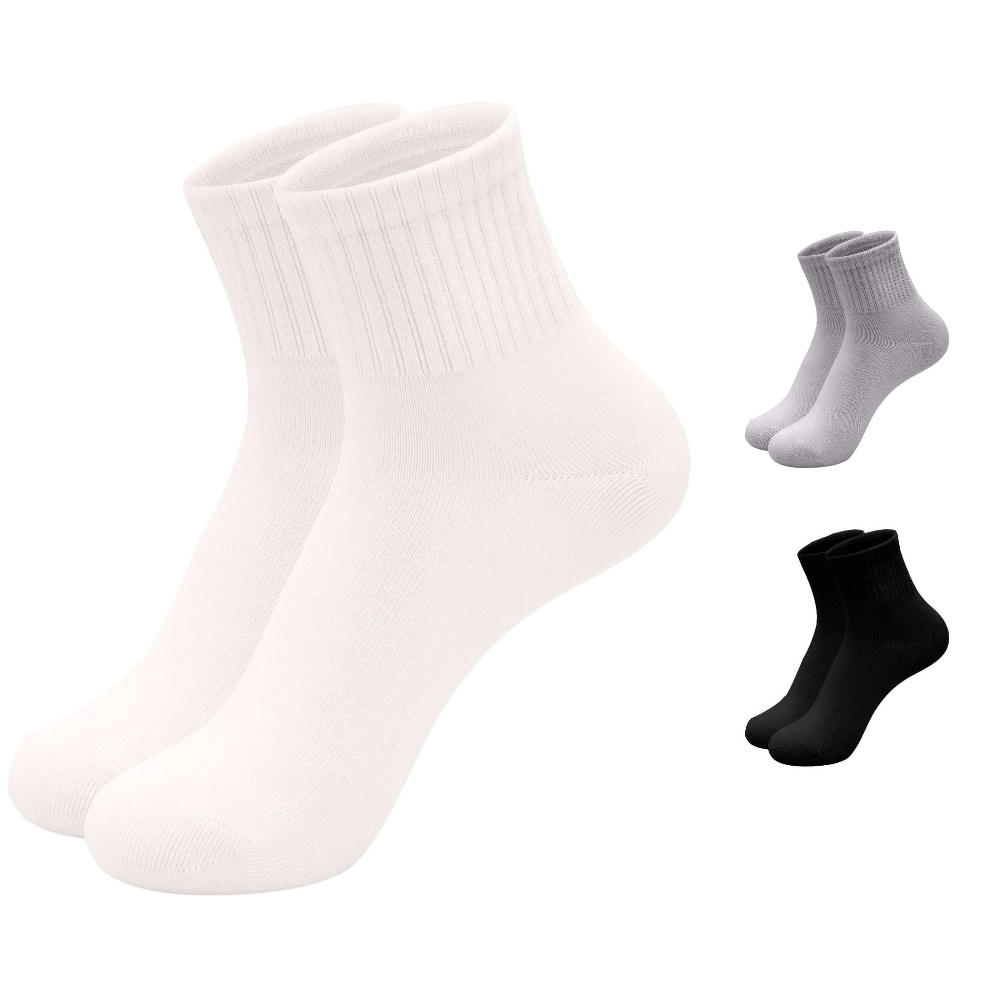 AWZXDE Summer Socks for Women Men Breathable Short Mid Calf No Show ...