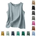 AWZXDE Tank Tops for Women Loose Comfortable Casual Summer Sleeveless ...