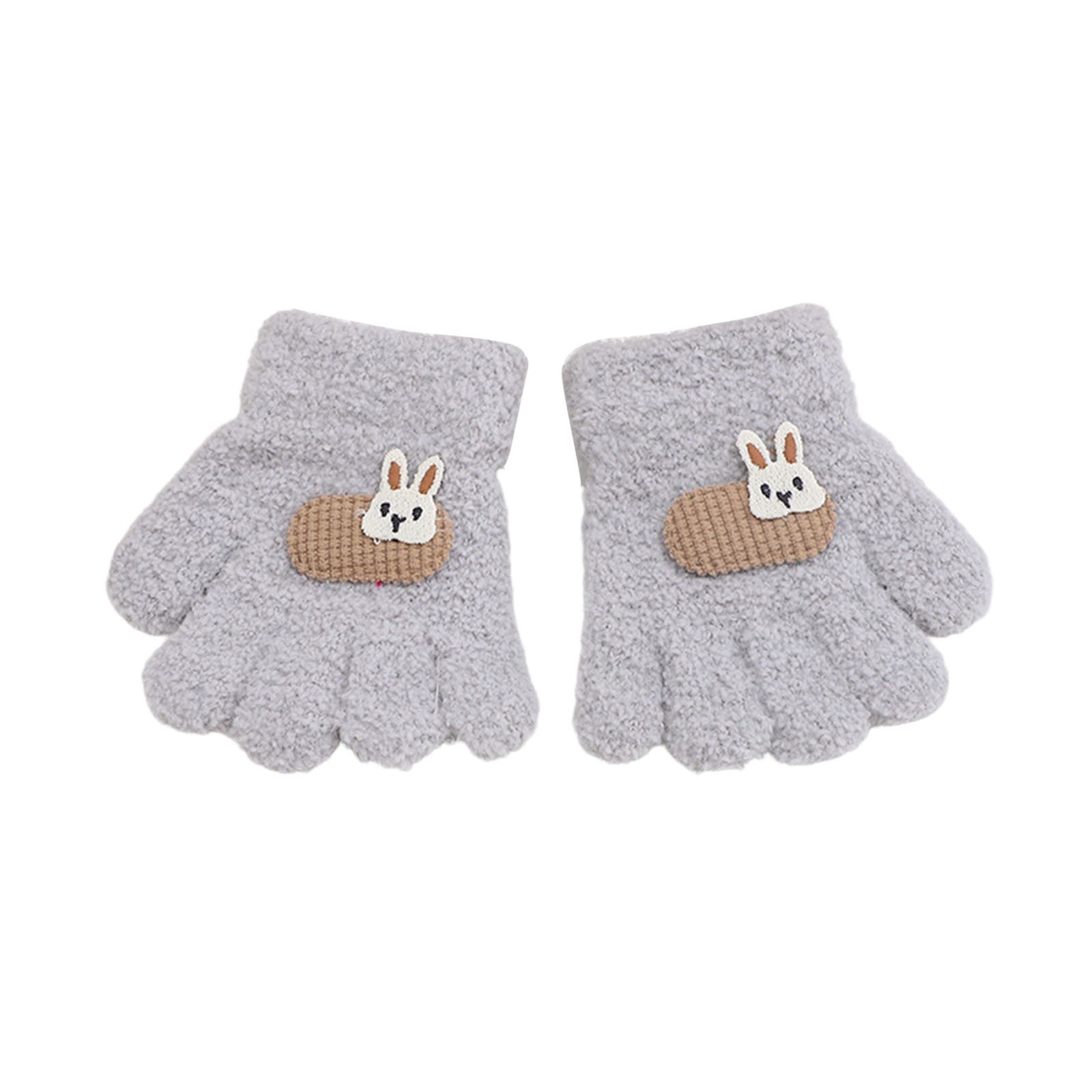 AWZXDE Toddler Gloves Winter With Adorable Bunny Design Warm Thermal ...