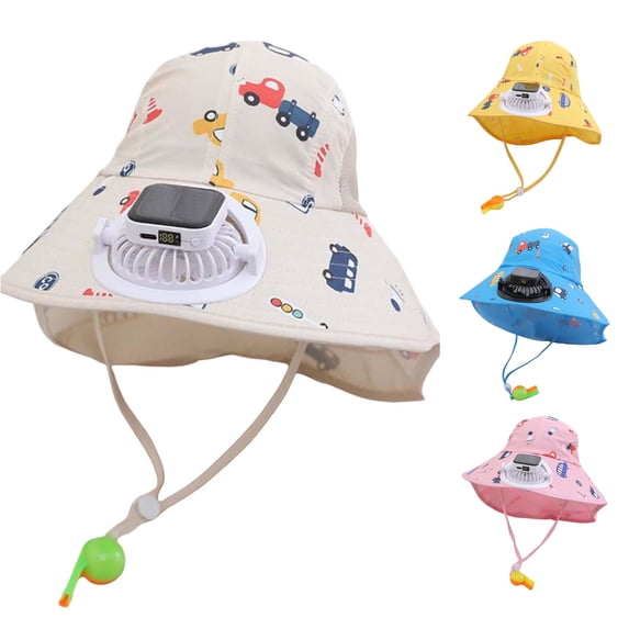 AWZXDE UPF 50+ Solid Color Fisherman Sun Hat For Boys Girls Summer Use ...