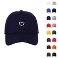 AWZXDE Unisex Baseball Caps With Fashionable Heart Embroidered ...