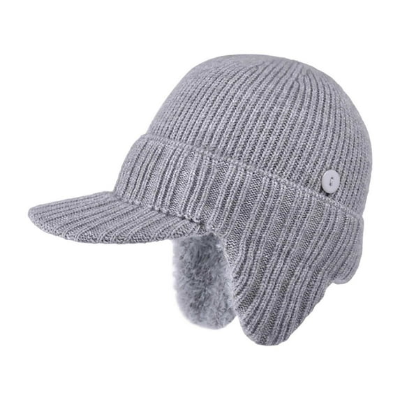 AWZXDE Unisex Outdoor Casual Fashion Hat with Earmuffs Winter Hats for ...