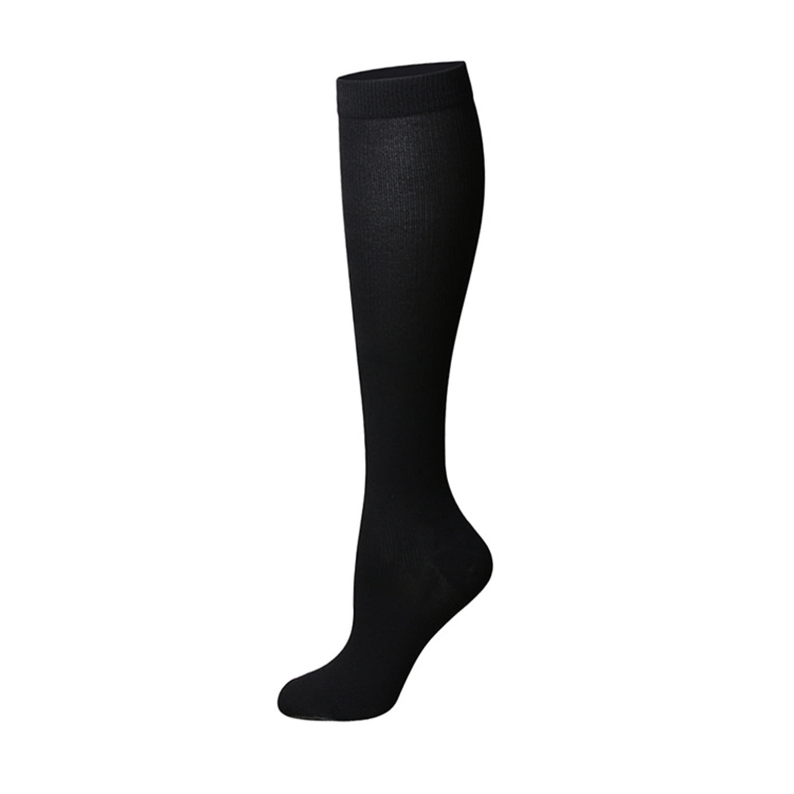 AWZXDE Unisex Solid Color Sports Compression Knee Brace Socks High ...