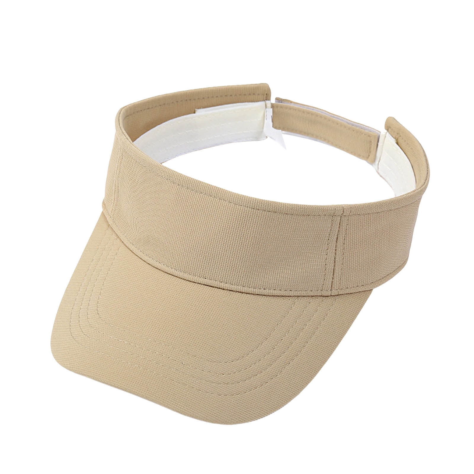 AWZXDE Unisex Solid Outdoor Sports Visor Sun Hat, Breathable Cap for ...