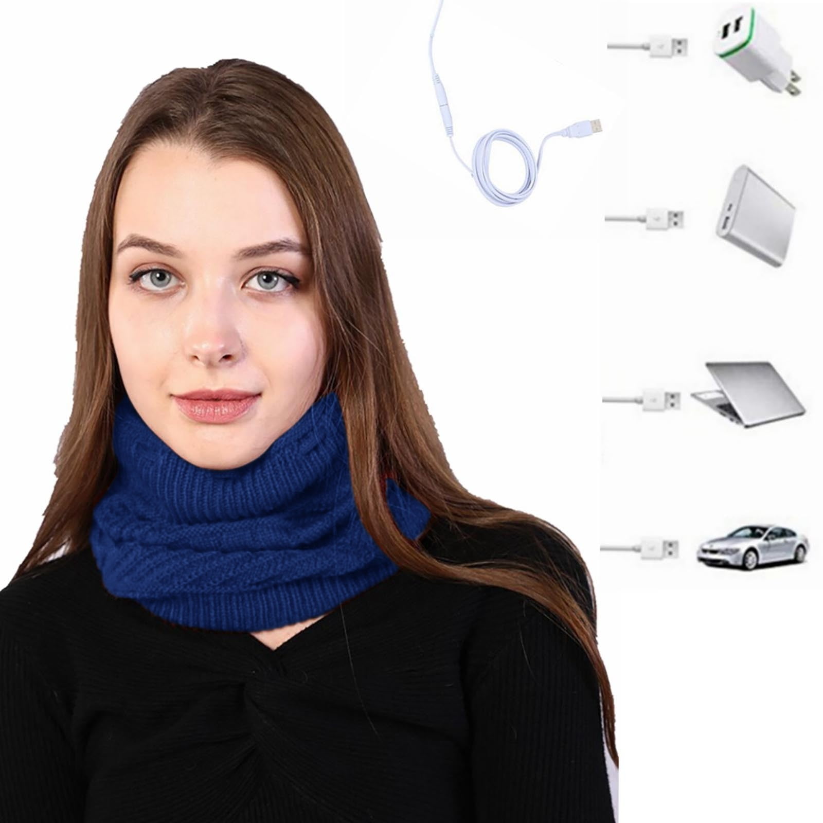 AWZXDE Versatile Thermal Knit Hat With Enhanced Heating Ear Warmer And ...