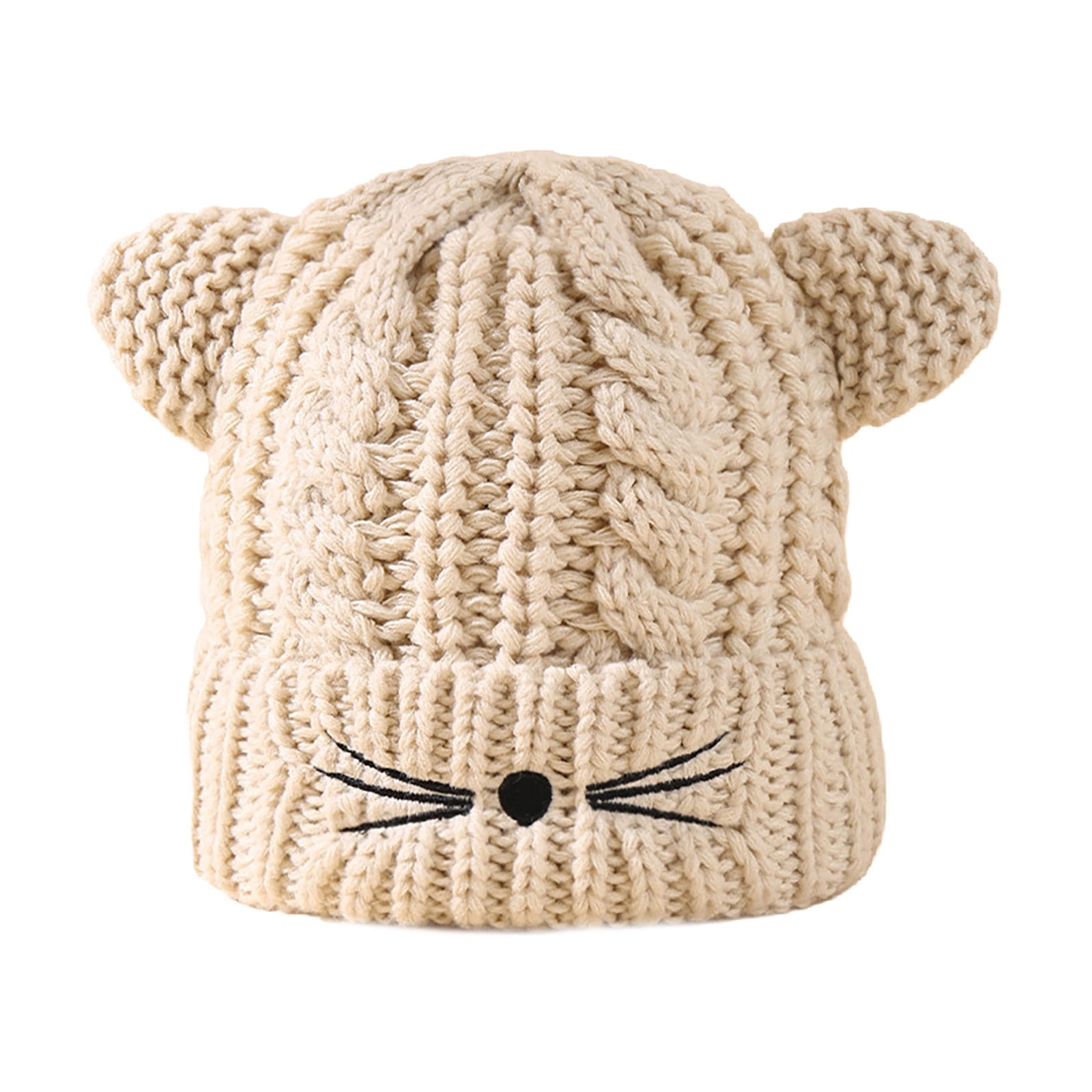 AWZXDE Winter Kids Knit Hat With Cat Ears Kids Winter Hat Cozy For Boys ...