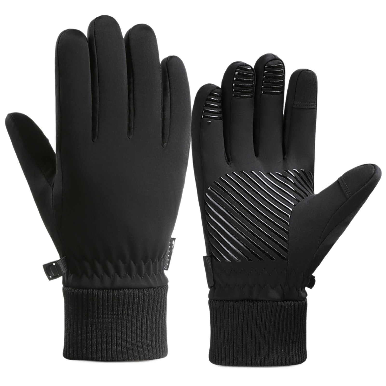 AWZXDE Winter Outdoor Cycling Gloves Thickened Cold Proof Windproof ...
