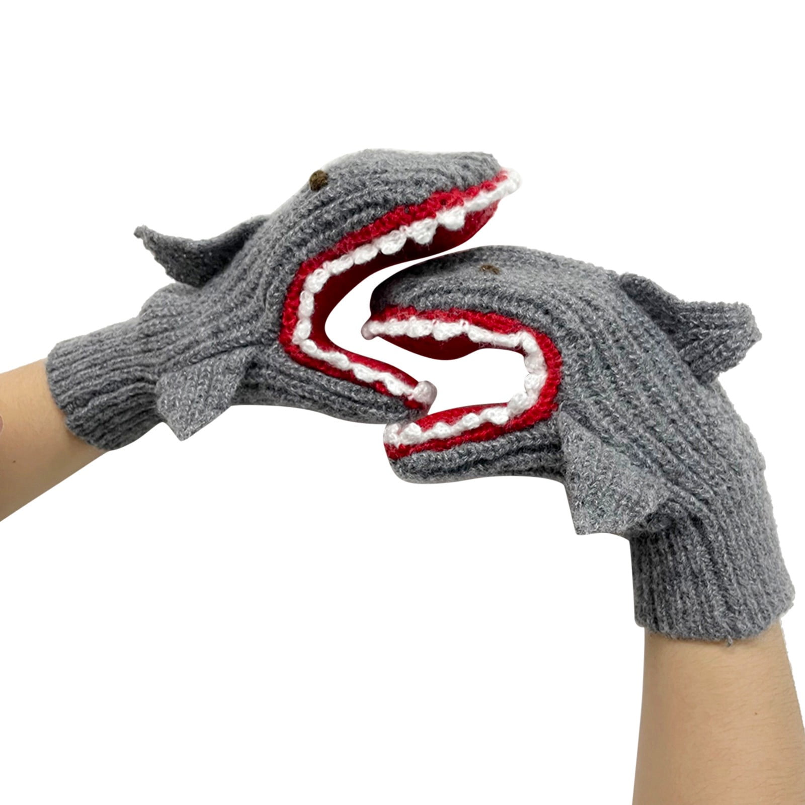 AWZXDE Women Cute Marine Creature Gloves Handmade Crochet Knitted ...