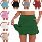 AWZXDE Women's Athletic Shorts Summer Solid Comfortable Yoga Shorts for ...