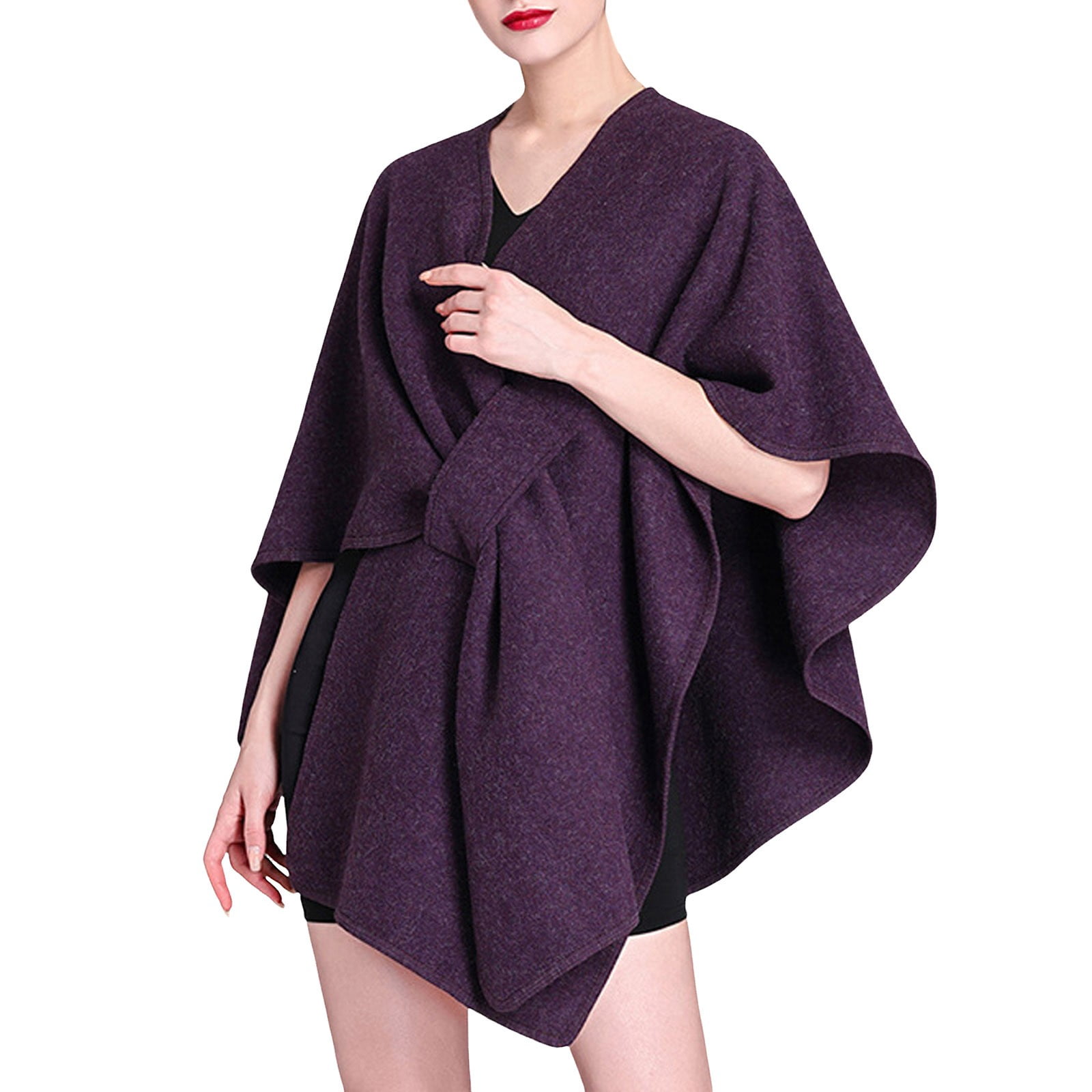 AWZXDE Women's Fall/Winter Oversized Fashion Shawl Wrap - Loose Fit ...