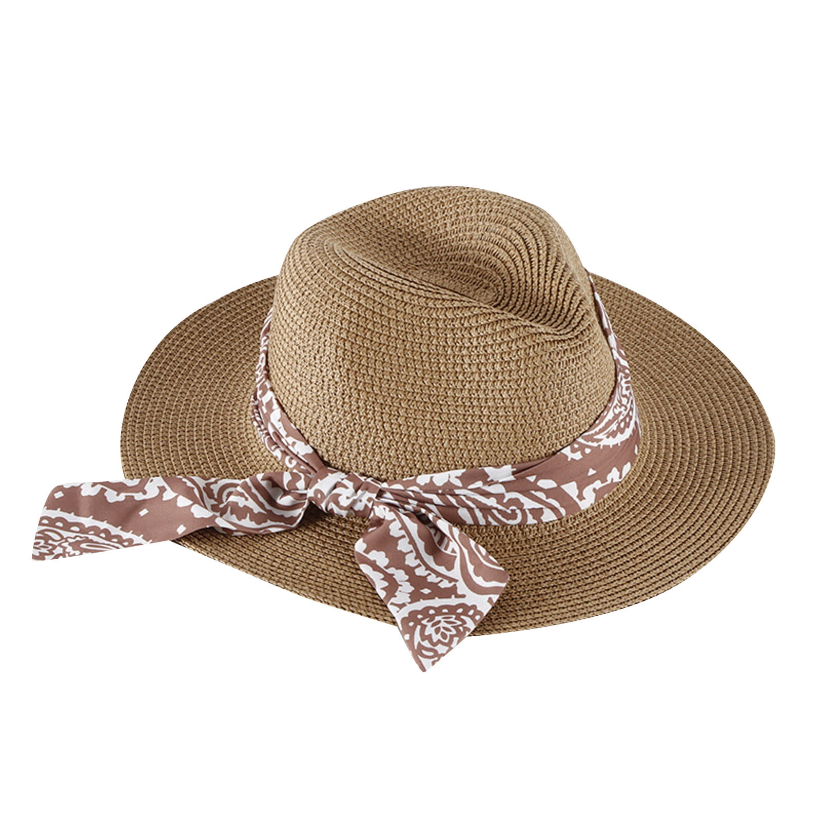 AWZXDE Women's Fashion Simple Casual Solid Color Bucket Hat with Tie ...