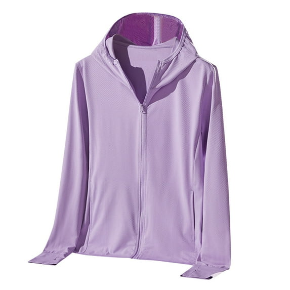 AWZXDE Women's Solid Color Casual Sun Defection Fashion Versatile ...