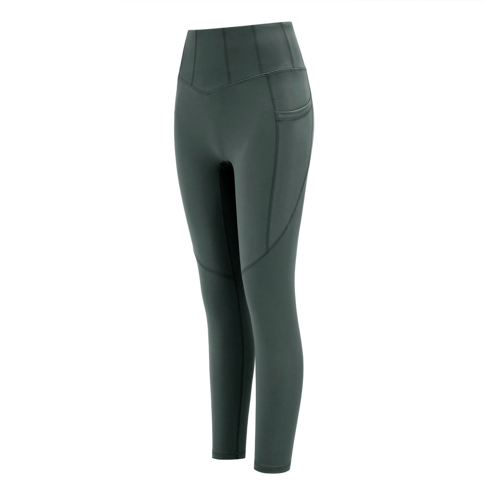 AWZXDE Women's Solid Color High Elasticity Casual Sports Yoga Leggings ...