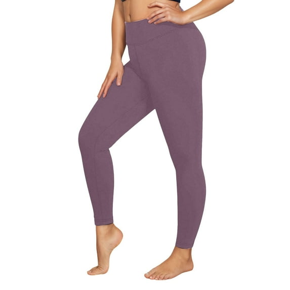 AWZXDE Women's Solid Color High Waisted High Elasticity Casual Yoga ...