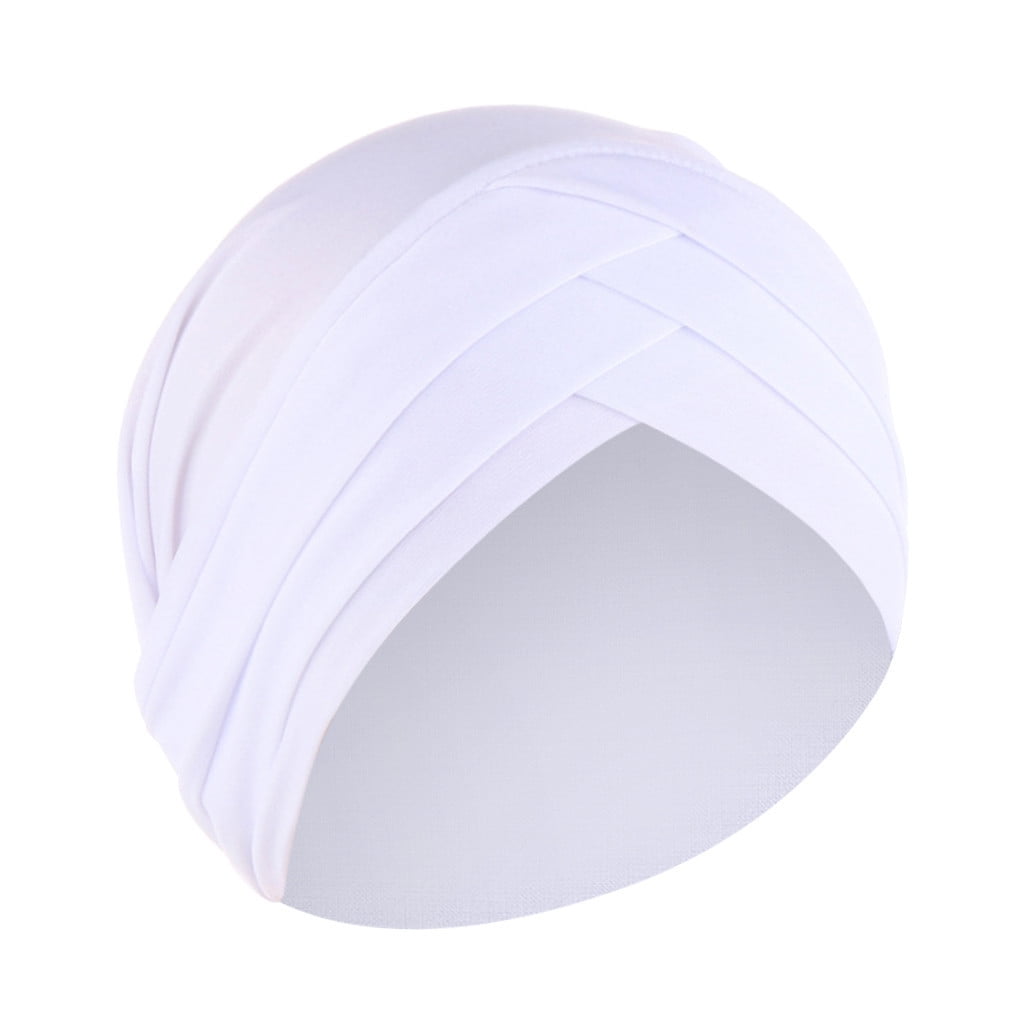 AWZXDE Women's Solid Color Stretchy Elastic forehead Headband with ...
