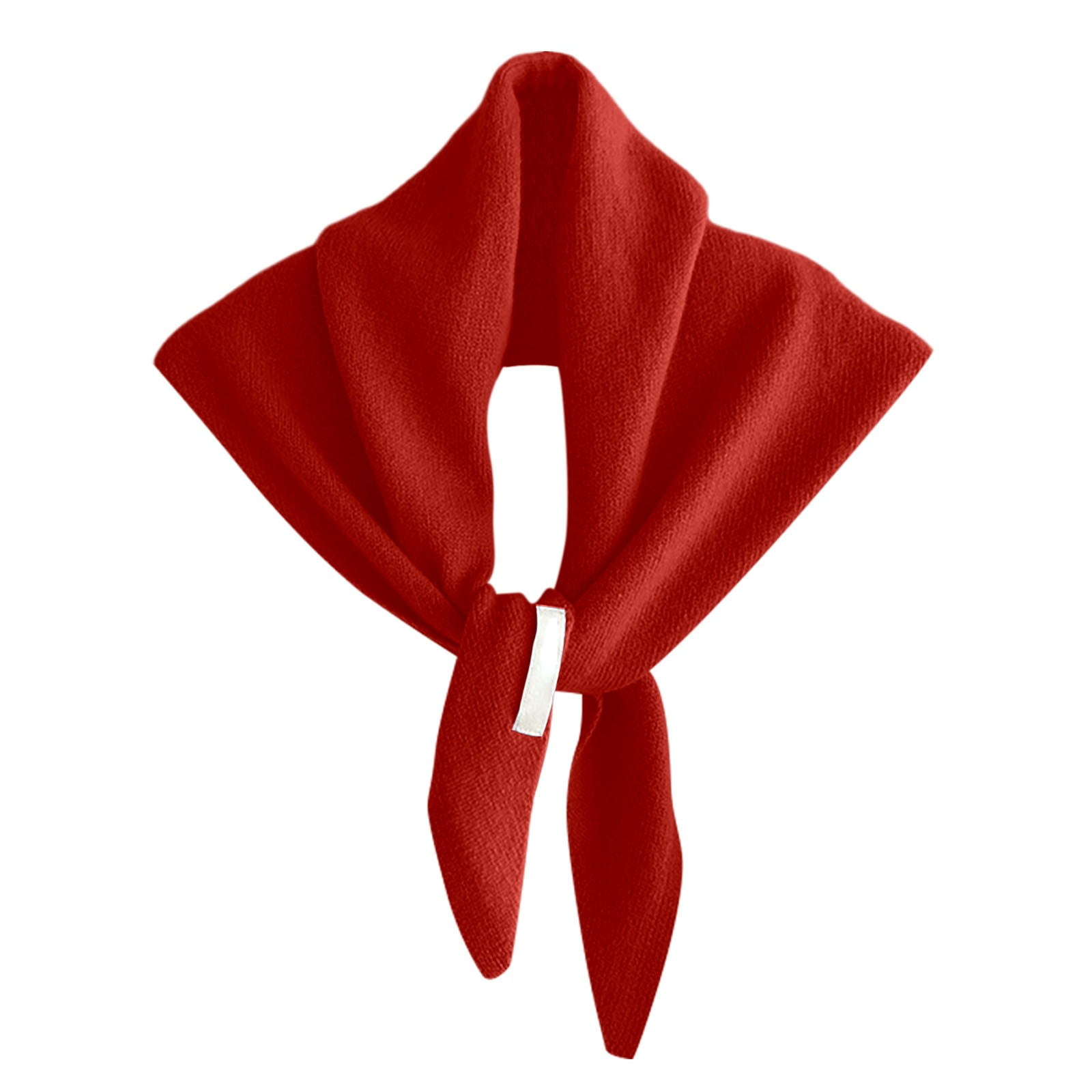 AWZXDE Women's Winter Wool Triangle Scarf Striped Shawl Headscarf ...