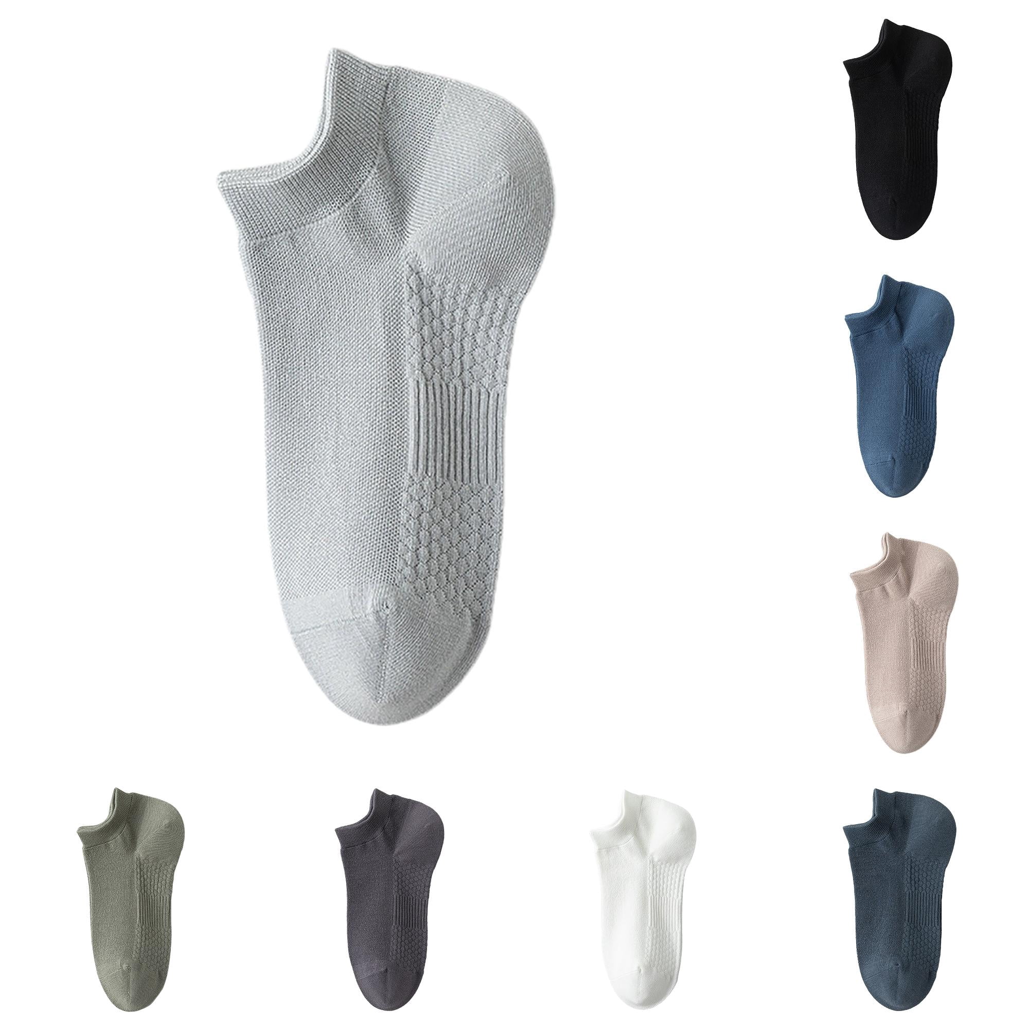 AWZXDE Womens Socks Daily Casual Versatile Solid Color No Show Short ...