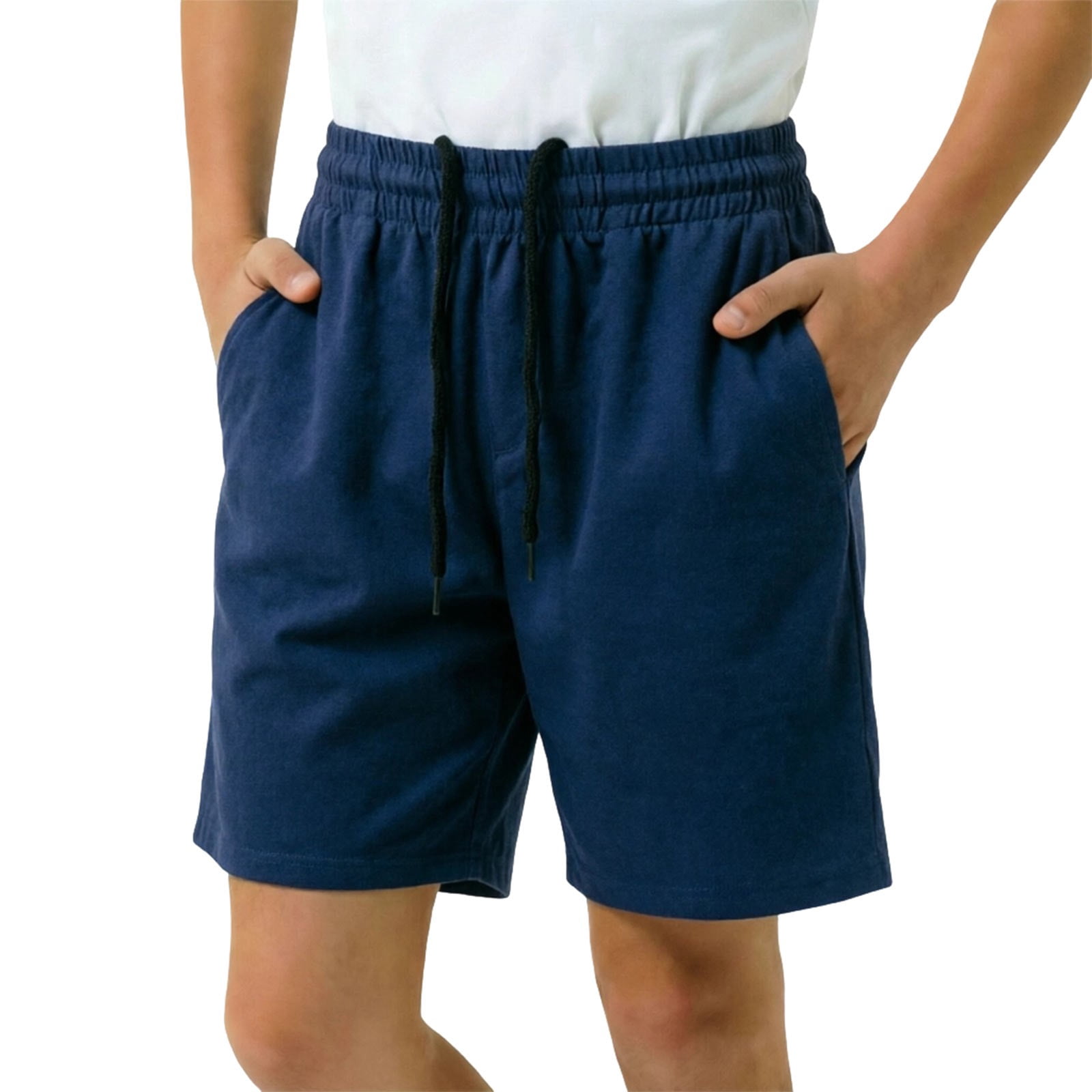 AWZXDE Workout Shorts Boys Athletic Elastic Waistband Breathable Mesh ...