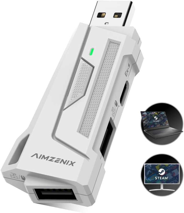 AX200 Keyboard and Mouse Adapter, Compatible with PC, Nintendo Switch ...