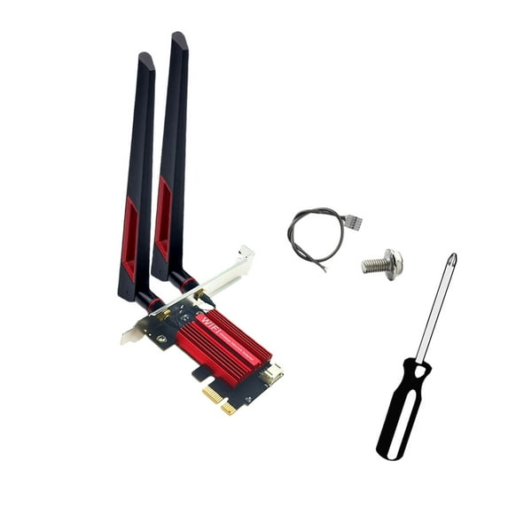AX200 PCIE WiFi Adapter 3000mbps Bluetooth-compatible 5.2 Networking ...