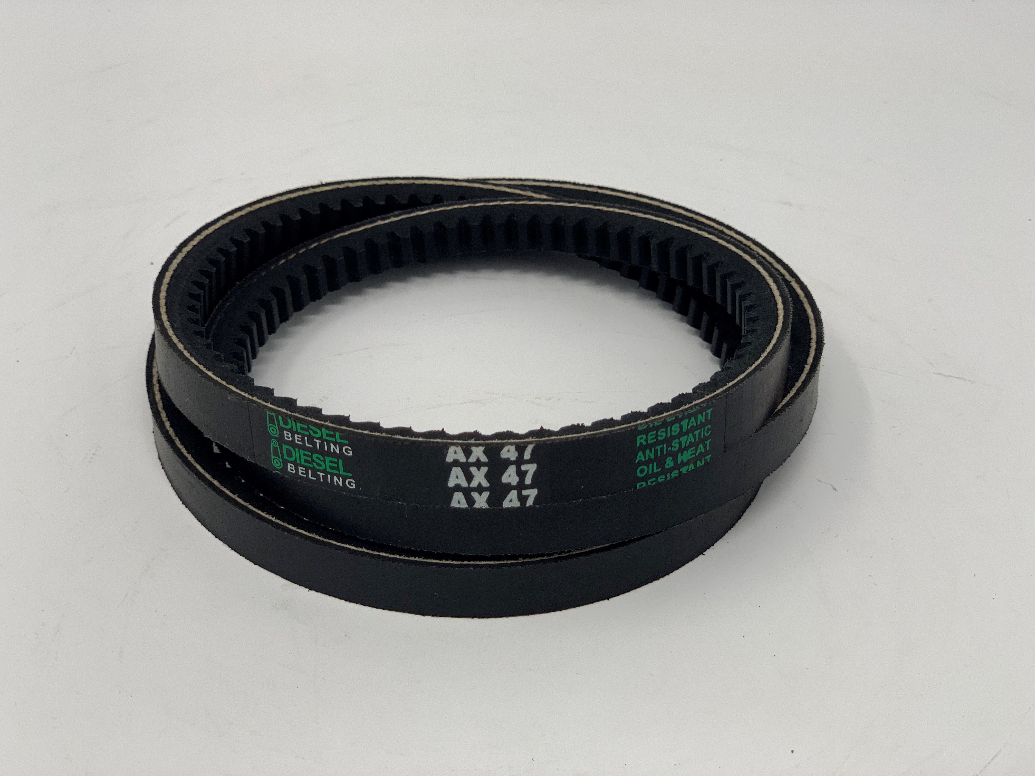 AX47 Classic Cogged V-Belt 1/2 x 49in Outside Circumference - Walmart.com