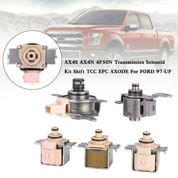 AX4S AX4N 4F50N Transmission Solenoid Kit Shift TCC EPC AXODE For FORD ...