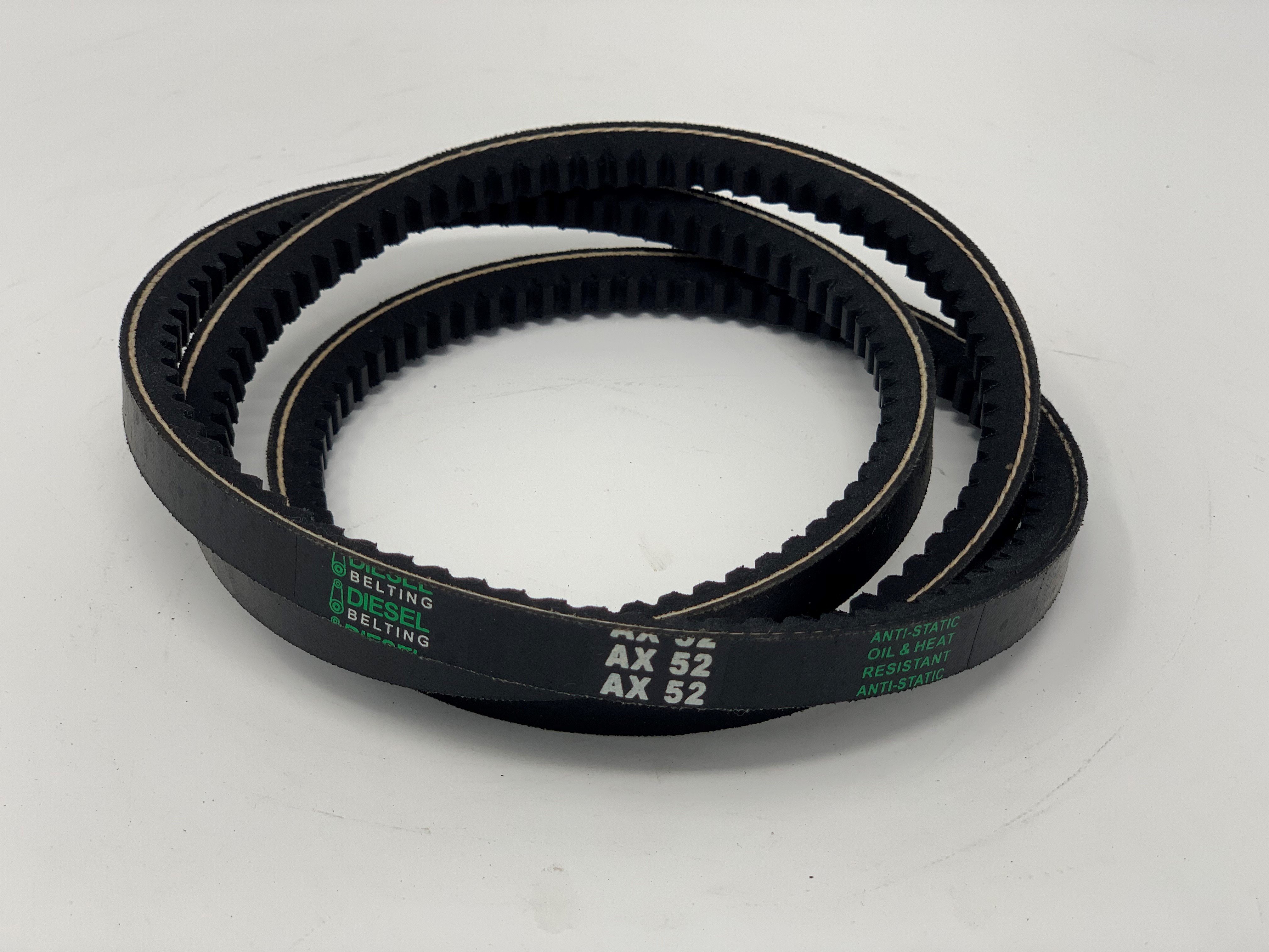 AX52 Classic Cogged V-Belt 1/2 x 54in Outside Circumference - Walmart.com