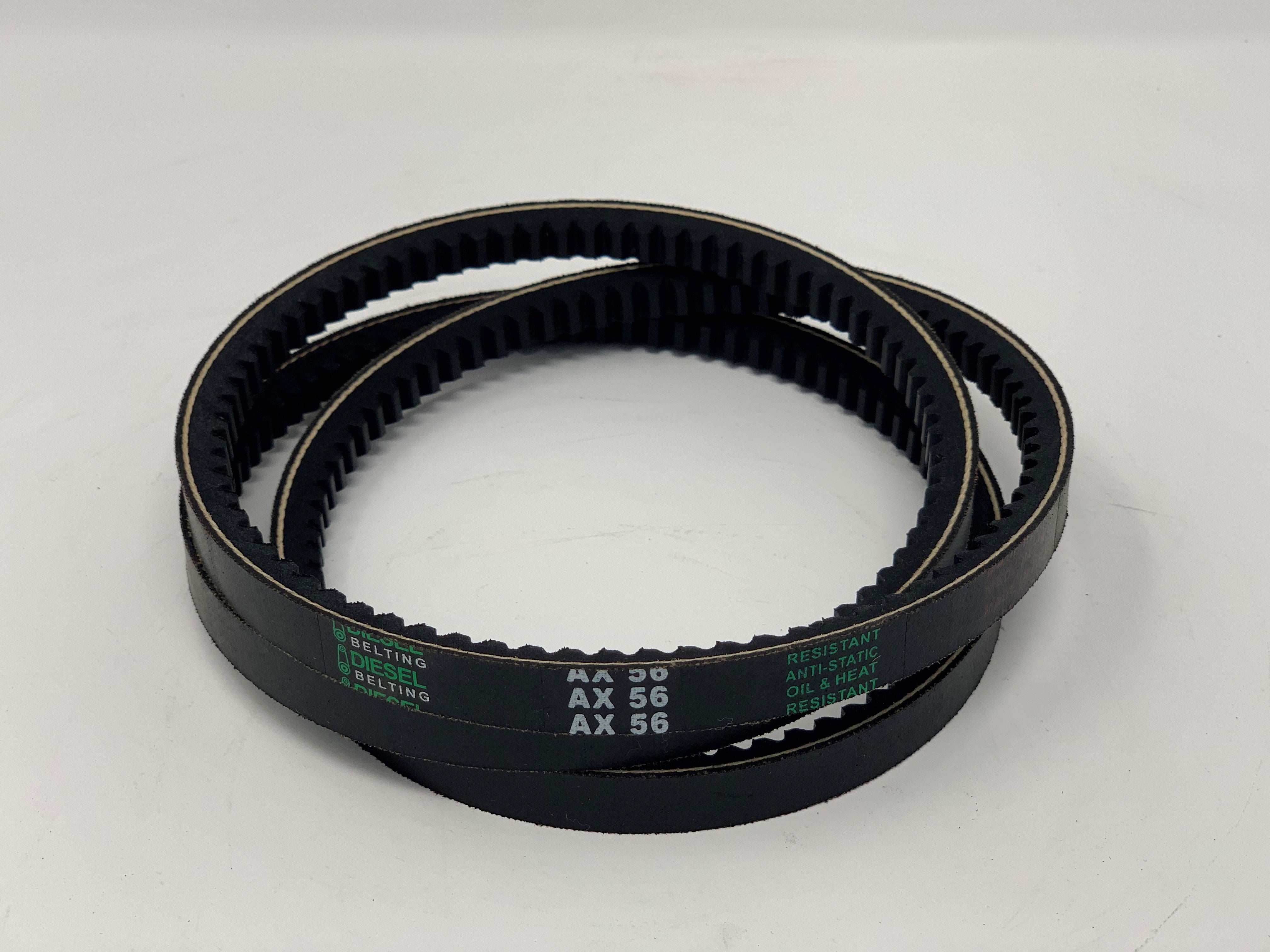 AX56 Classic Cogged V-Belt 1/2 x 58in Outside Circumference - Walmart.com