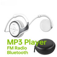 Wireless FM Radio Headphones with Bluetooth, Built-in Mic for Calls ...