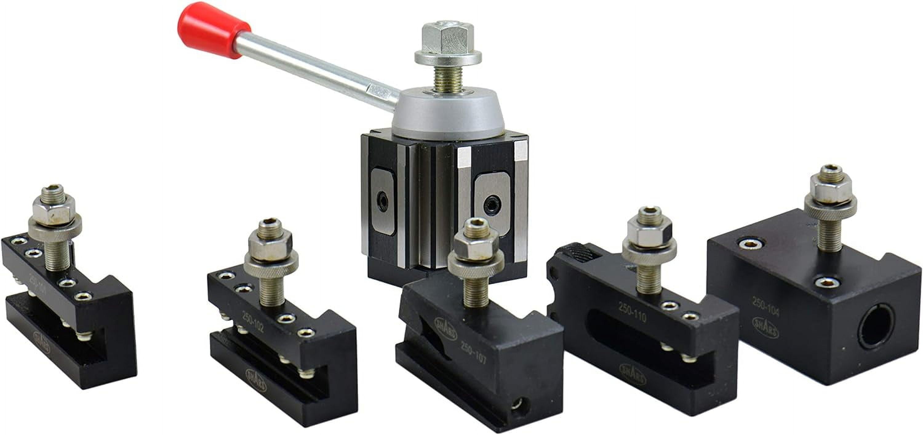 AXA 100 Piston Type Quick Change Tool Post Set 6 PCS for 6" - 12" Lathe ...