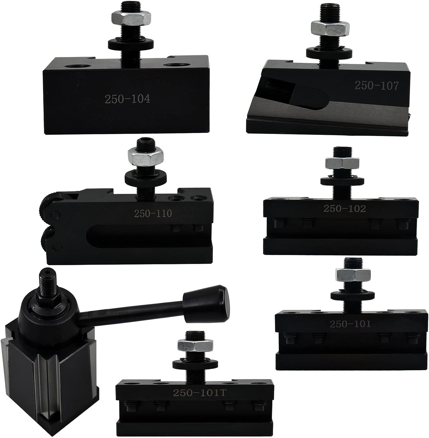 AXA Tool Post Set 250-111 Wedge Type Quick Change Tool Post Set 6-12 ...