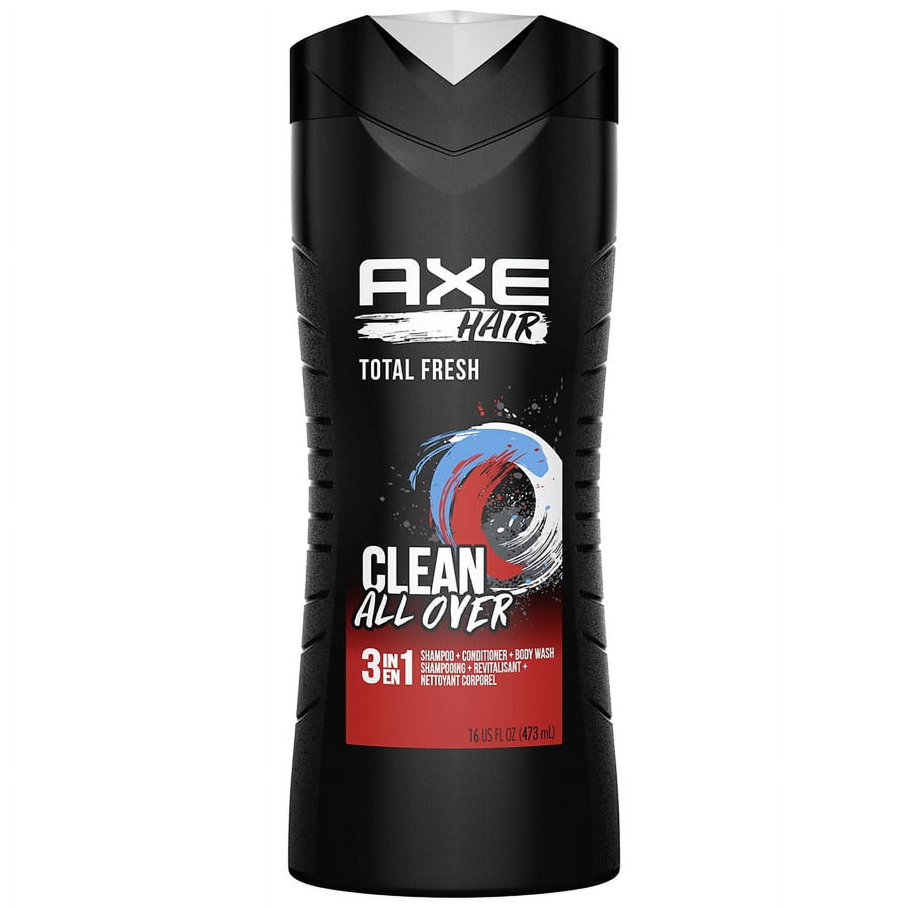 AXE 3-in-1 Body Wash Shampoo & Conditioner Total Fresh - Walmart.com