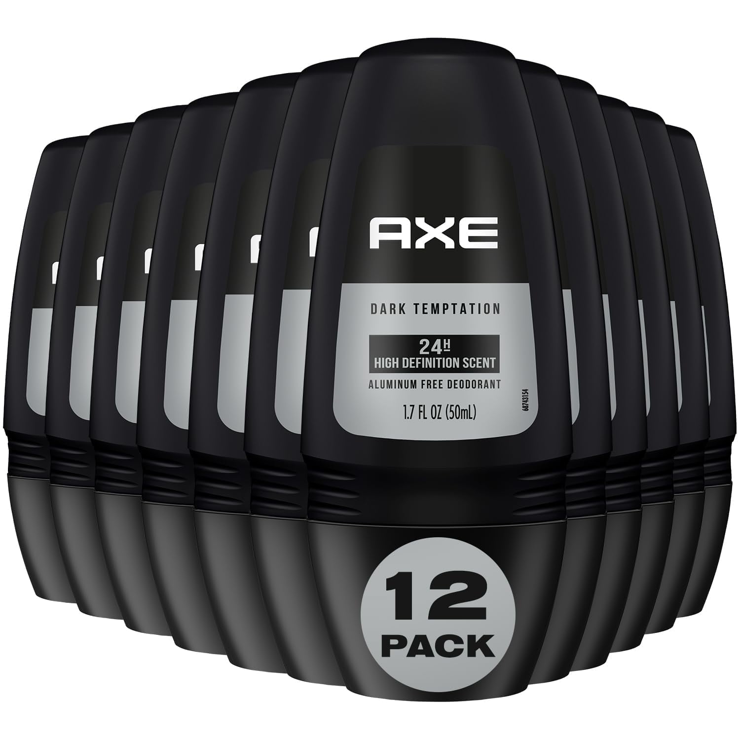 AXE Aluminum-Free Deodorant Roll-On, Dark Temptation 12-Pack – 24H Odor ...