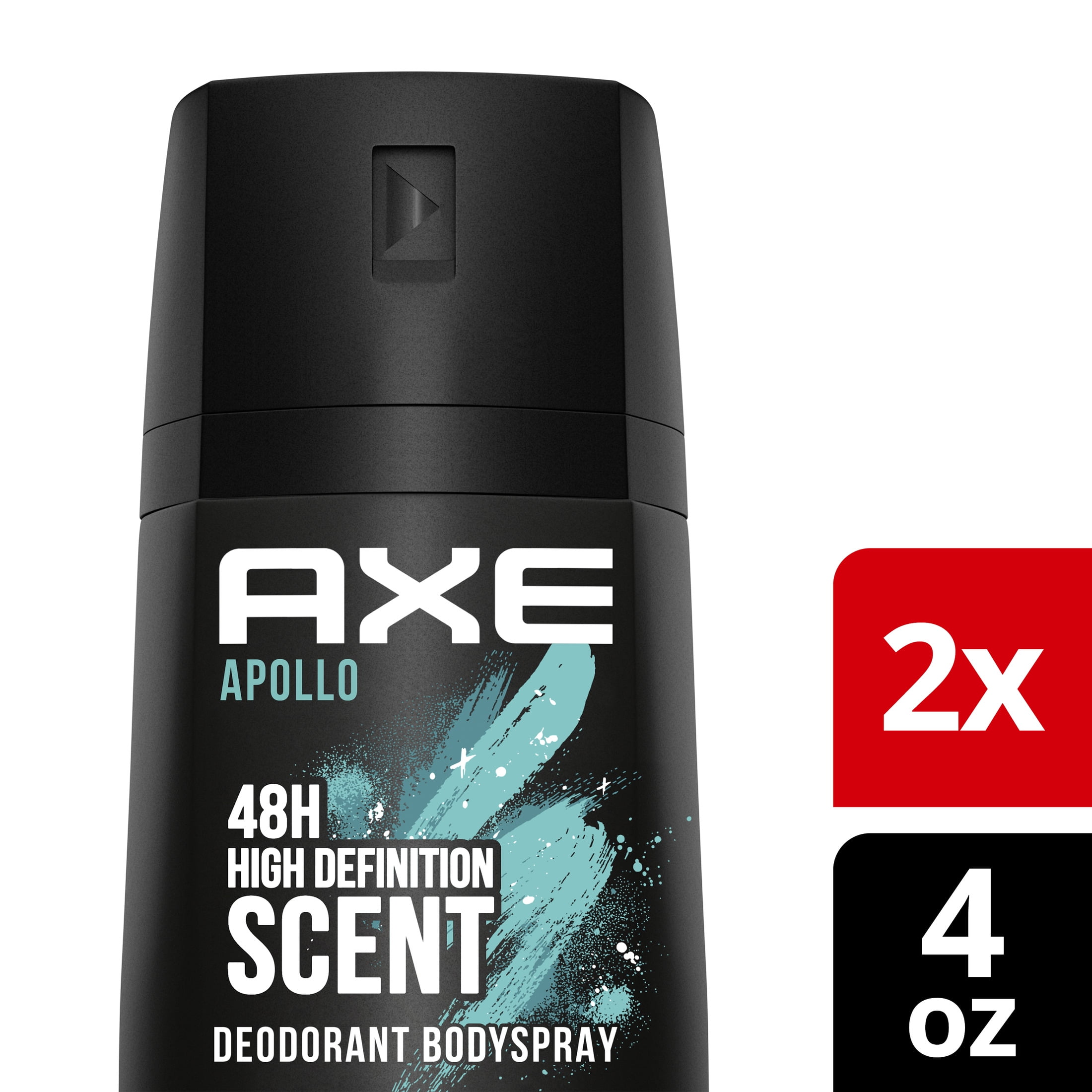AXE Apollo Sage & Cedarwood Deodorant Body Spray, 4 Oz Twin Pack ...