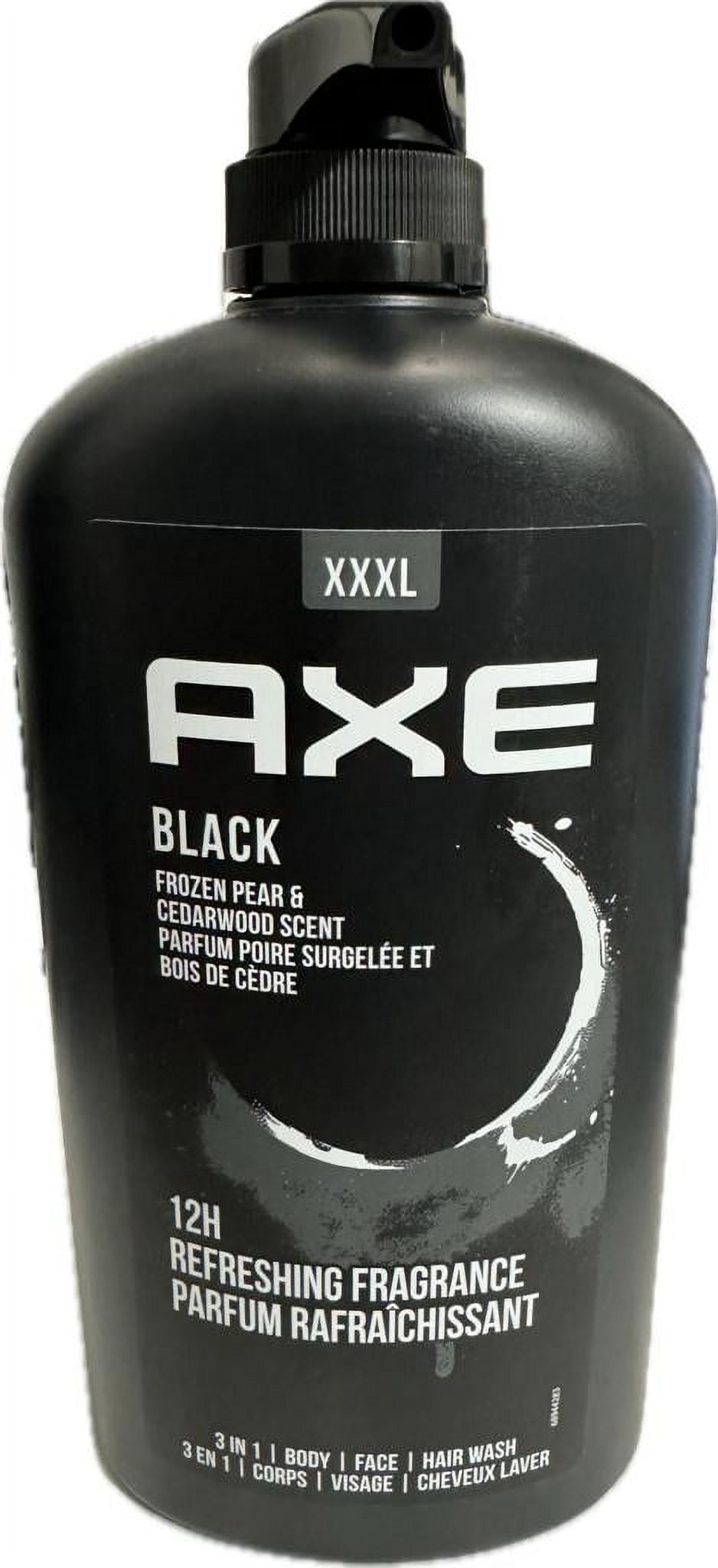 AXE BLACK 3 IN 1 FROZEN PEAR & CEDARWOOD SCENT PARFUM 12H REFRESHING FRAGRANCE XXXL - Walmart.com