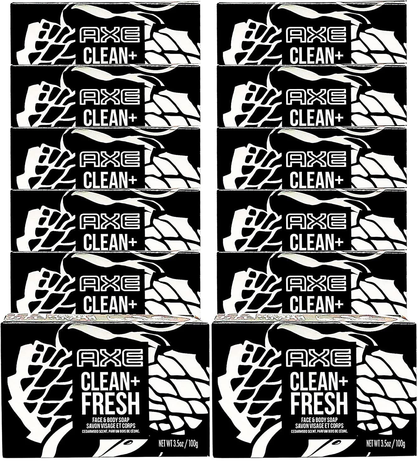 Axe Bat Men's Bar Soap, Clean Fresh Scent, Moisturizing Face and Body ...