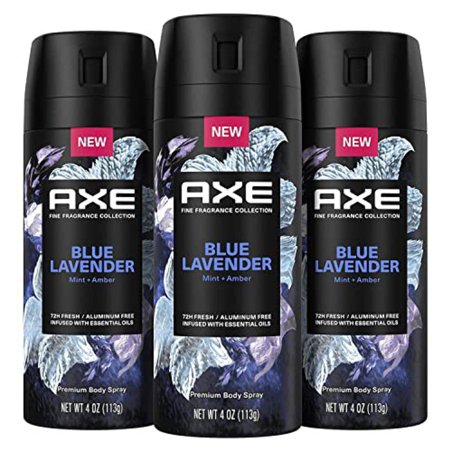 AXE Blue Lavender Premium Deodorant Body Spray - 72H Odor Protection ...