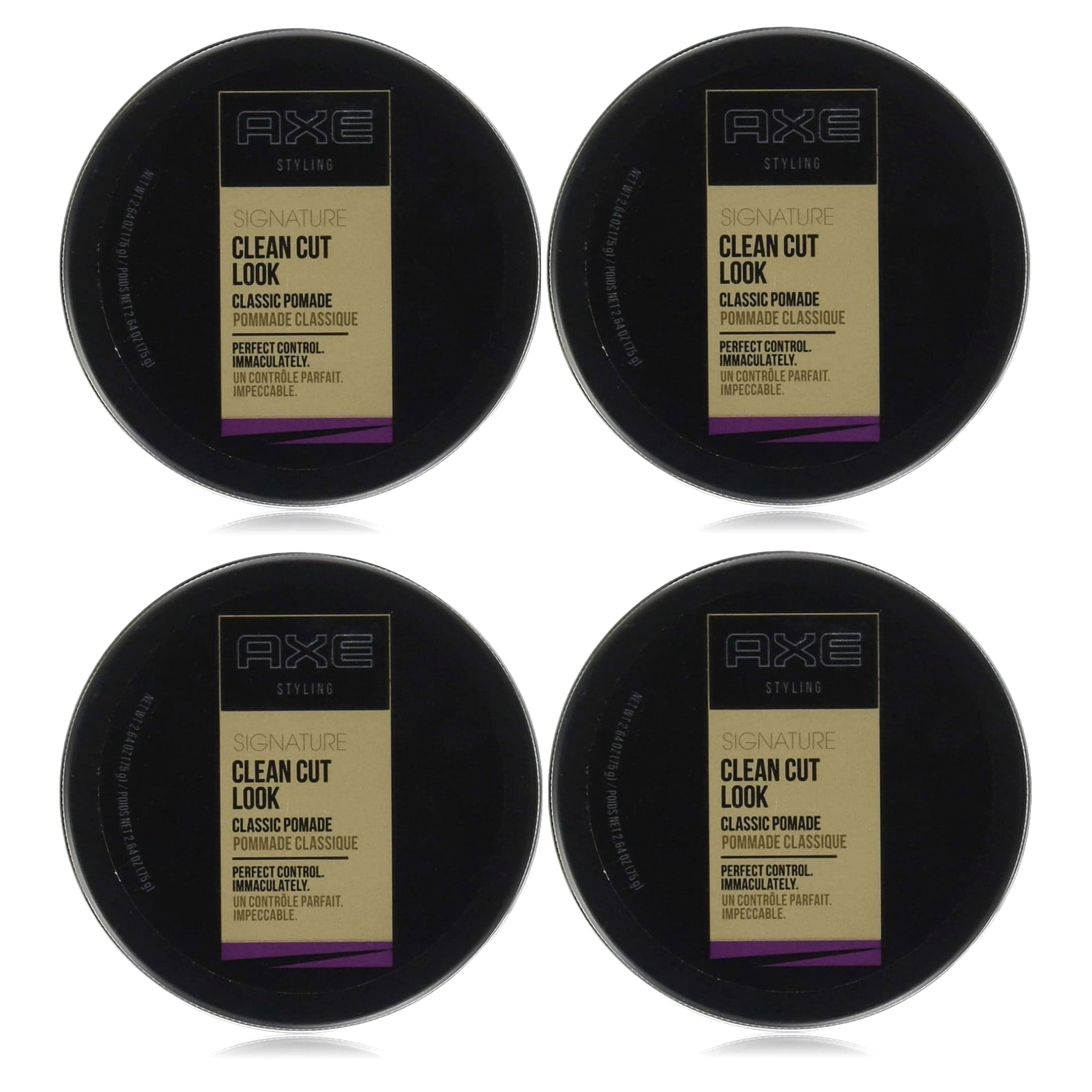 AXE Clean Cut Look Styling Hair Pomade Classic 2.64 oz - Pack of 4 ...