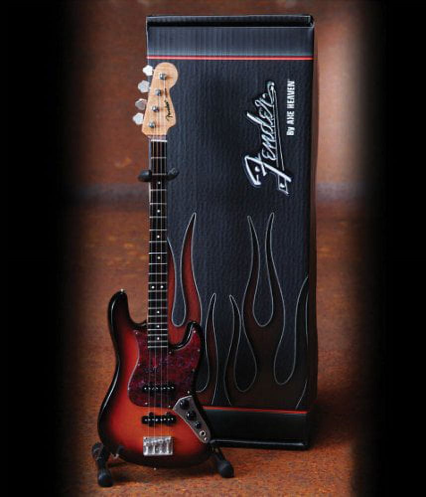 AXE HEAVEN FENDER JAZZ 3-COLOR SUNBURST MINIATURE BASS REPLICA ...
