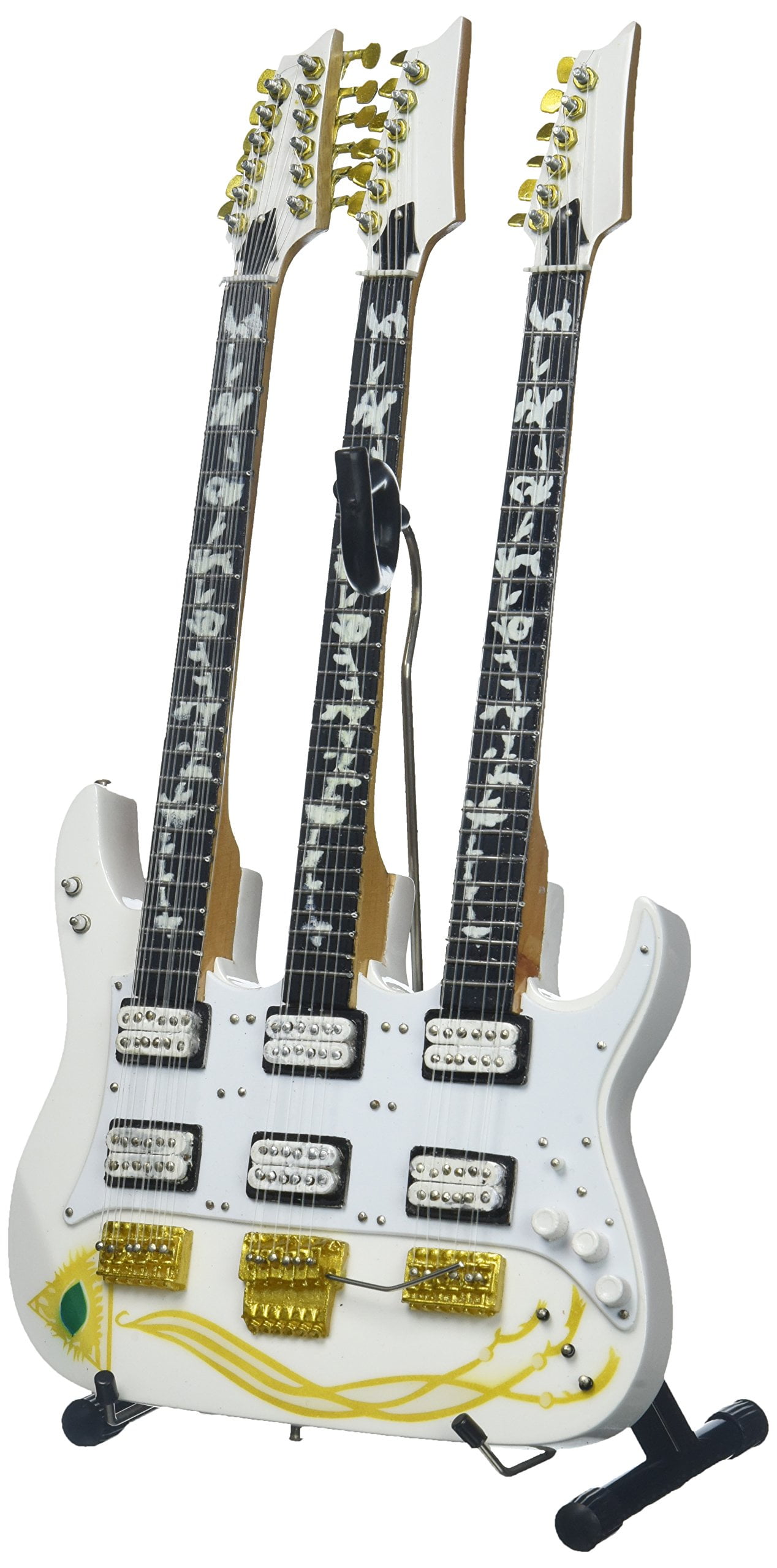 AXE HEAVEN SV-202 Steve Vai Signature Jem Triple Neck Mini Guitar ...