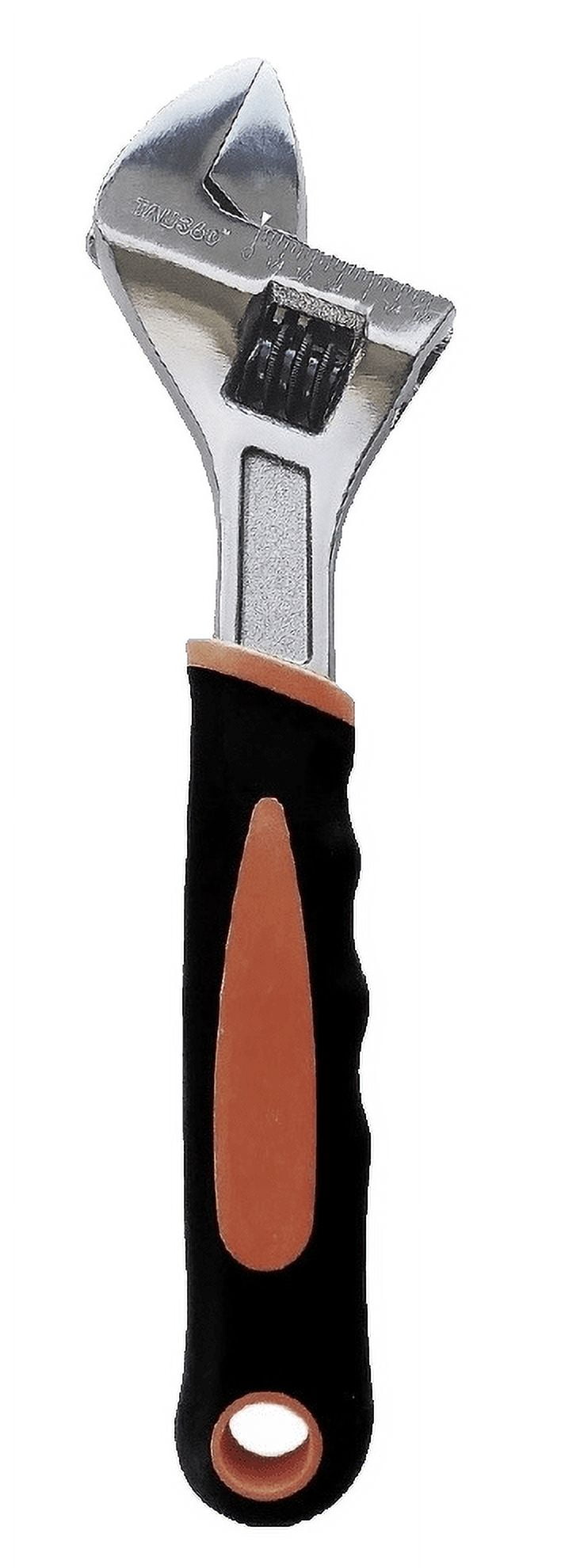 AXIS® TAU 360°™ CR-V Adjustable Wrench with Ultra Smooth Roller, 8 inch ...