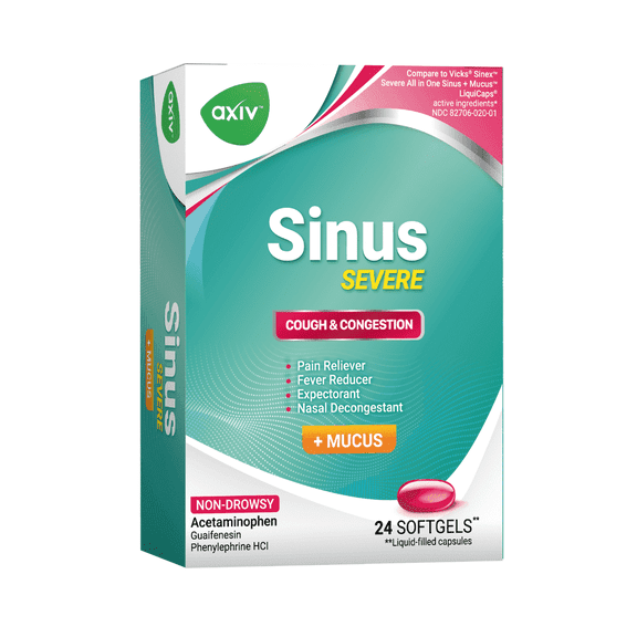 Vicks Sinex SEVERE, All-In-One Sinus Relief, Pain, Pressure, Congestion ...