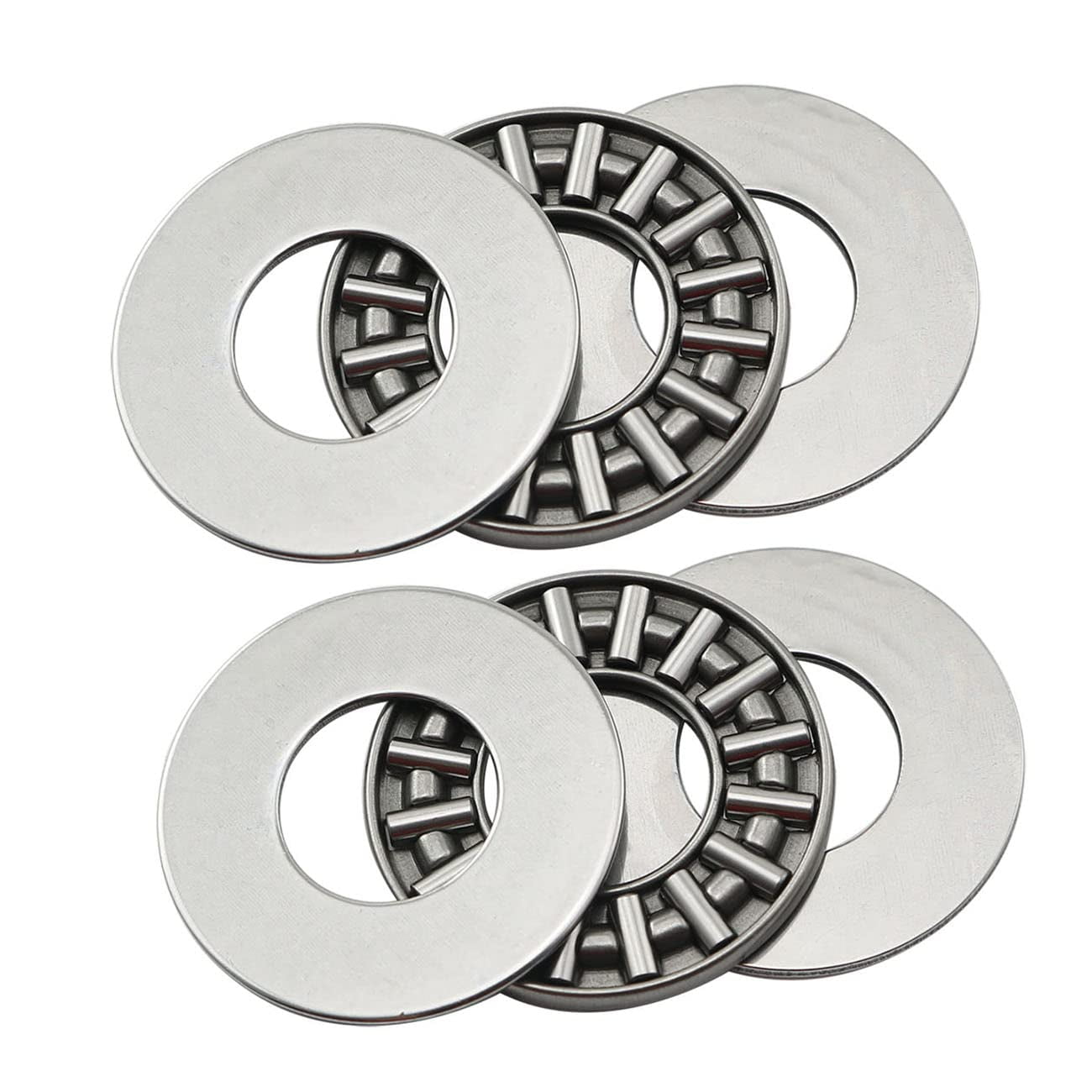 AXK0819 Thrust Needle Roller Bearings Set of 2 with Washers 8mm Bore ...